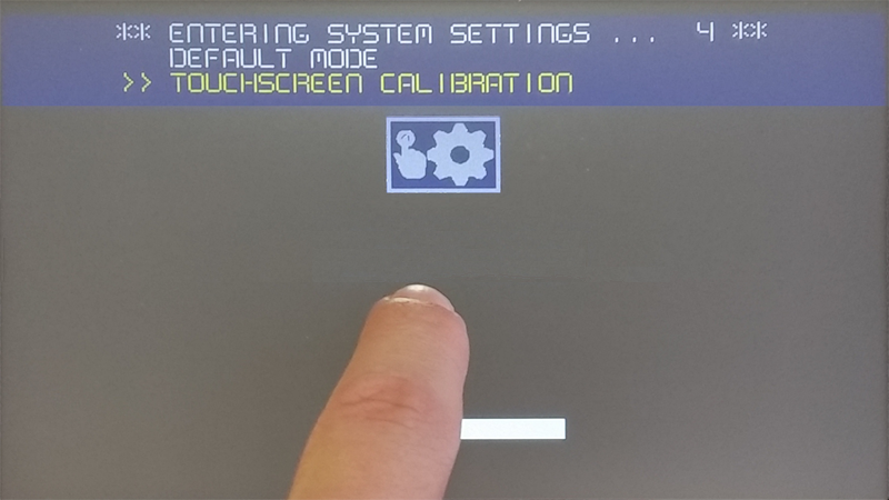 터치스크린 보정
